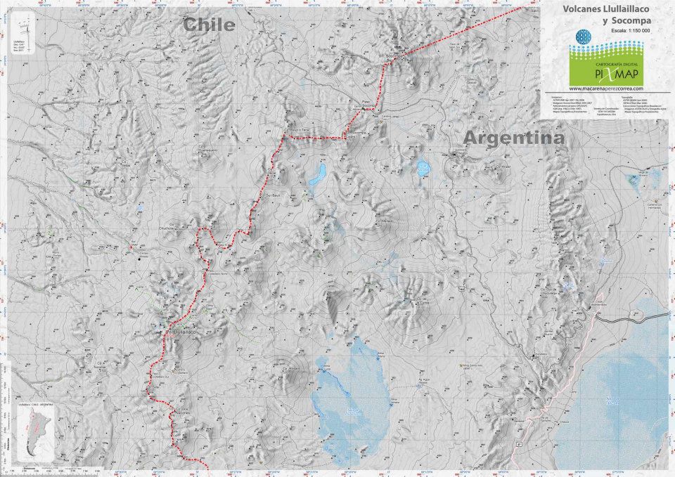Llullaillaco Map